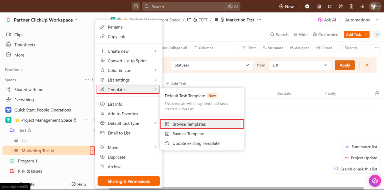 Your First Steps with ClickUp: Beginners Guide - Platinum Partner