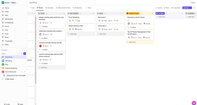 ClickUp Free: Is It Worth It in 2025? - Platinum Partner